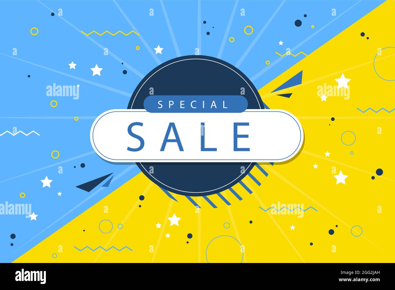 Flat design sales background Vector illustration Stock Vector Image ...