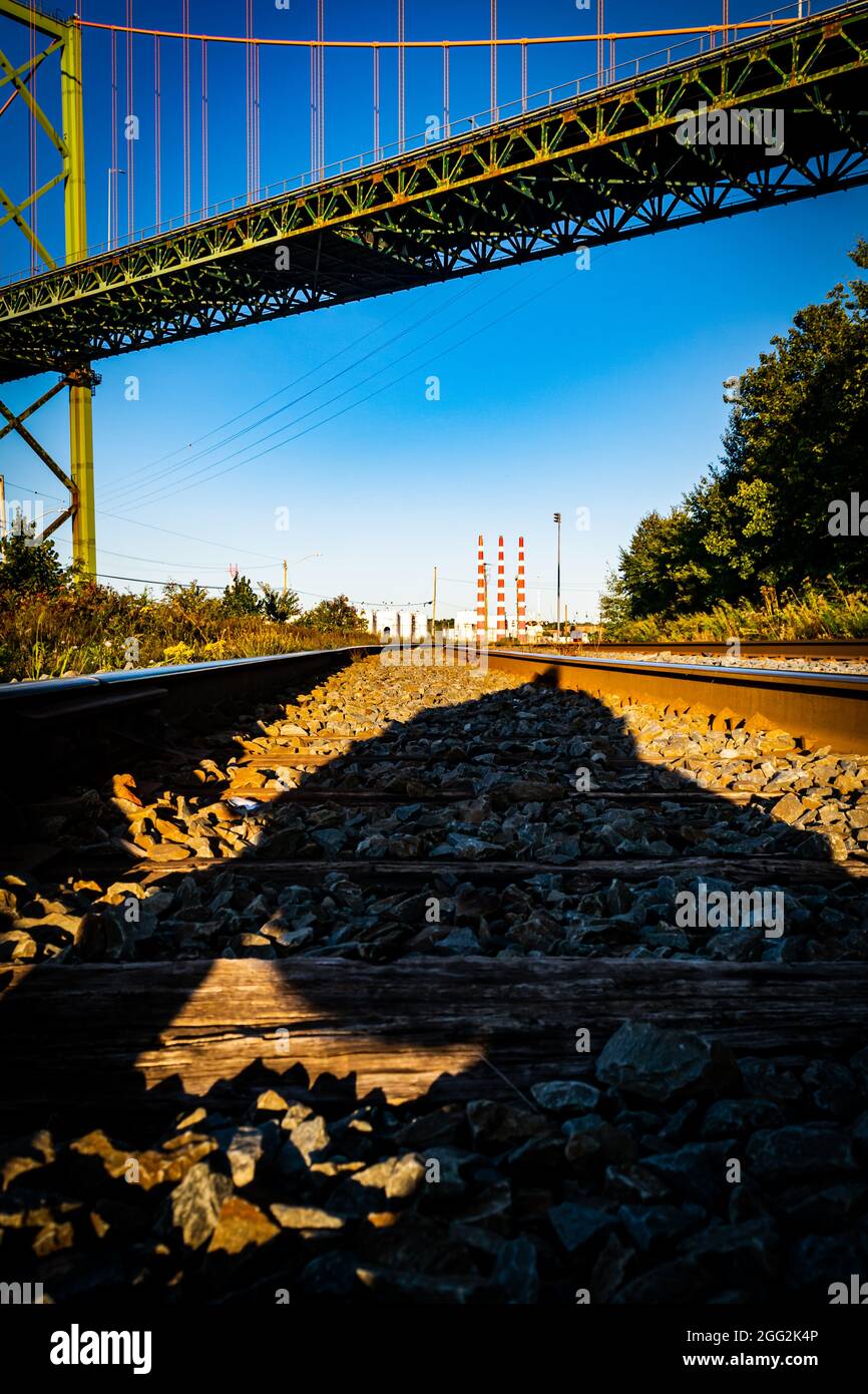 Continuous welded rail train hi-res stock photography and images - Alamy