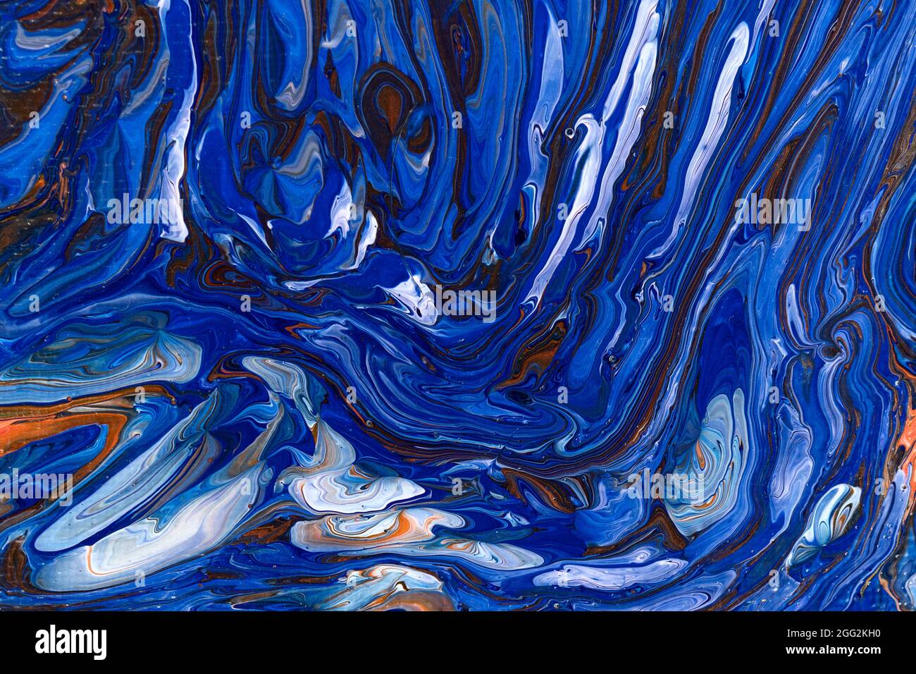 Abstract Fluid Art Painting Background. Acrylic Pour. Marble Agate and ...