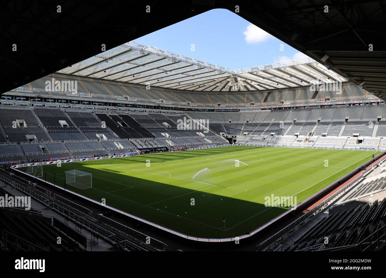 ST JAMES PARK, NEWCASTLE UNITED FC V SOUTHAMPTON FC, 2021 Stock Photo ...