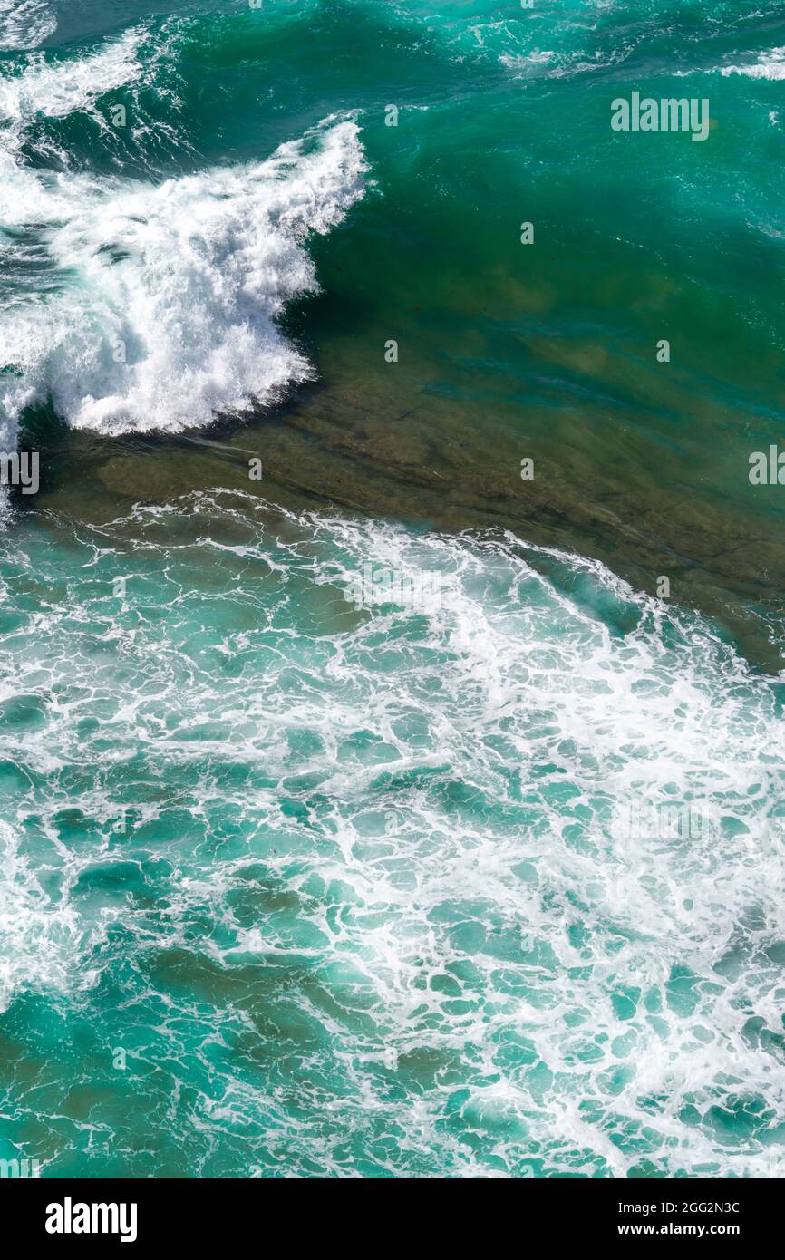 Ocean Water Texture Wallpaper Sea, Aerial View, Water Texture, Waves,