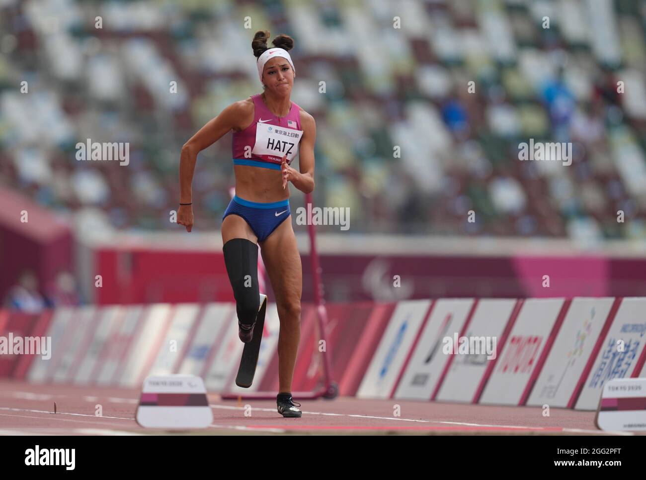 August 28, 2021: Beatriz Hatz from USA at long jump during athletics at ...