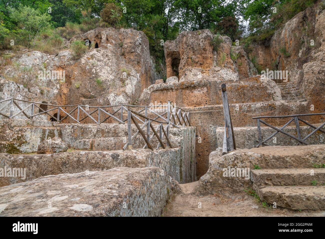 One of the most important monuments of civilization of the Etruscan, in ...