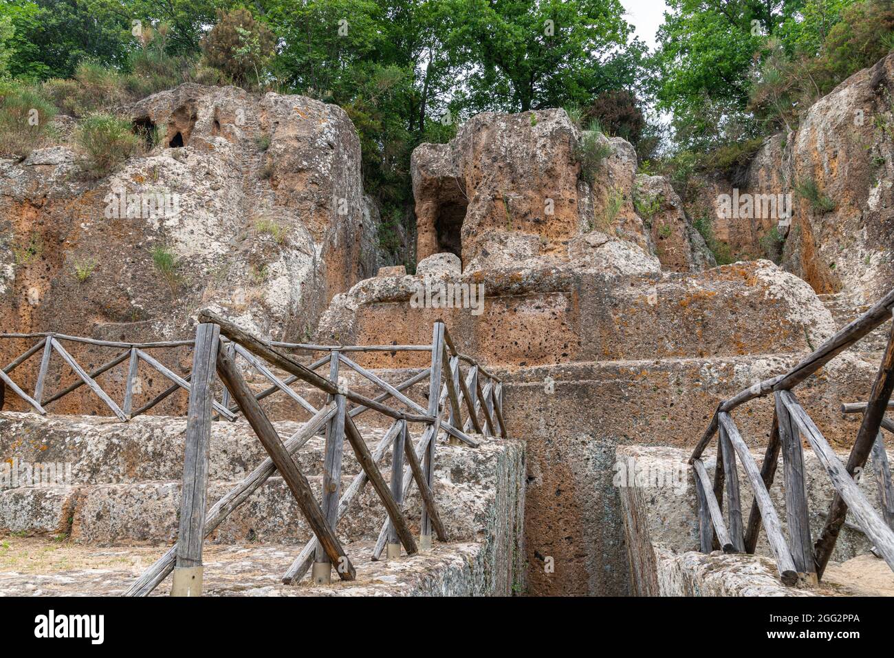 One of the most important monuments of civilization of the Etruscan, in ...