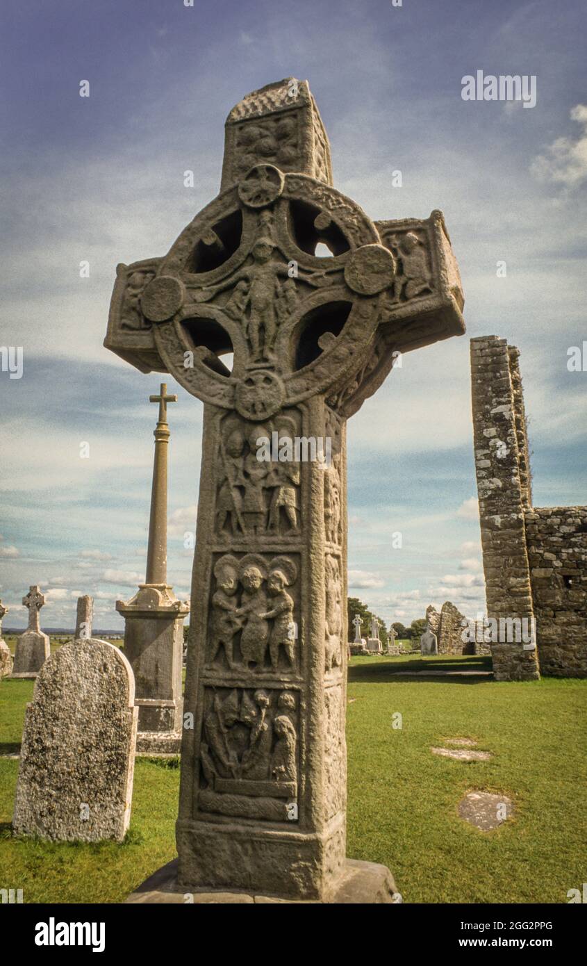 The replica of the Cross of Scriptures, one of the three famous High ...
