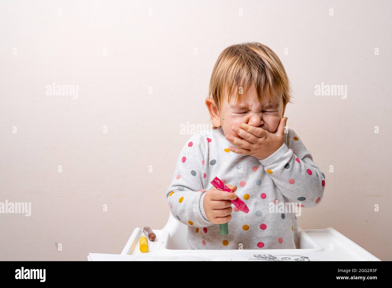 Child cold sick daycare hi-res stock photography and images - Alamy