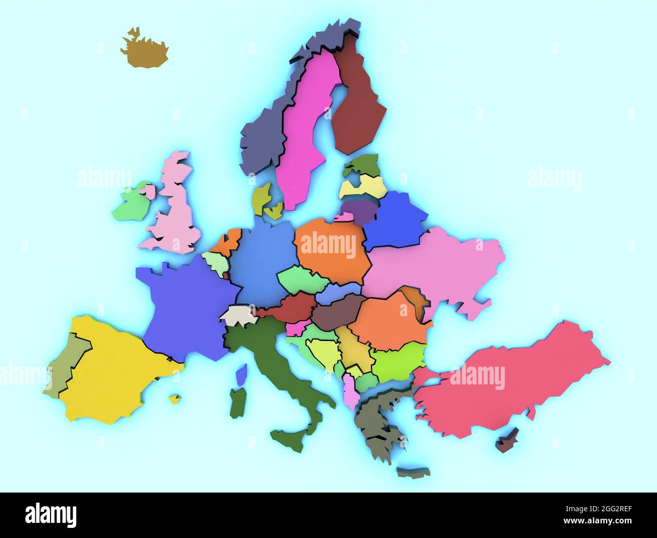 Border bulgaria cartography community continent hi-res stock ...
