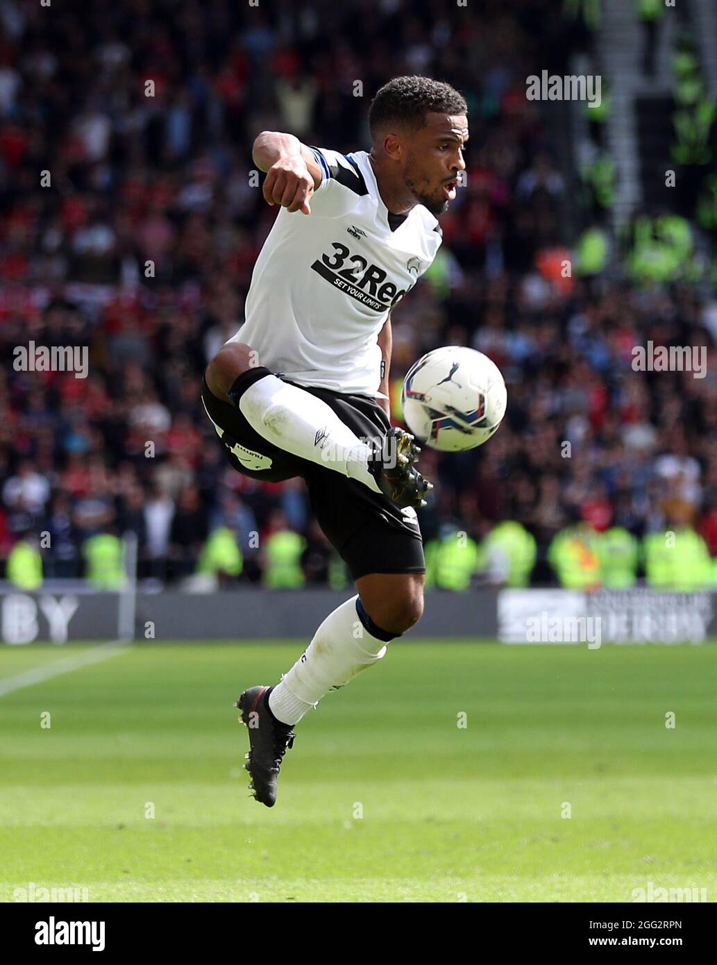 Derby County's Nathan Byrne during the Sky Bet Championship match at ...