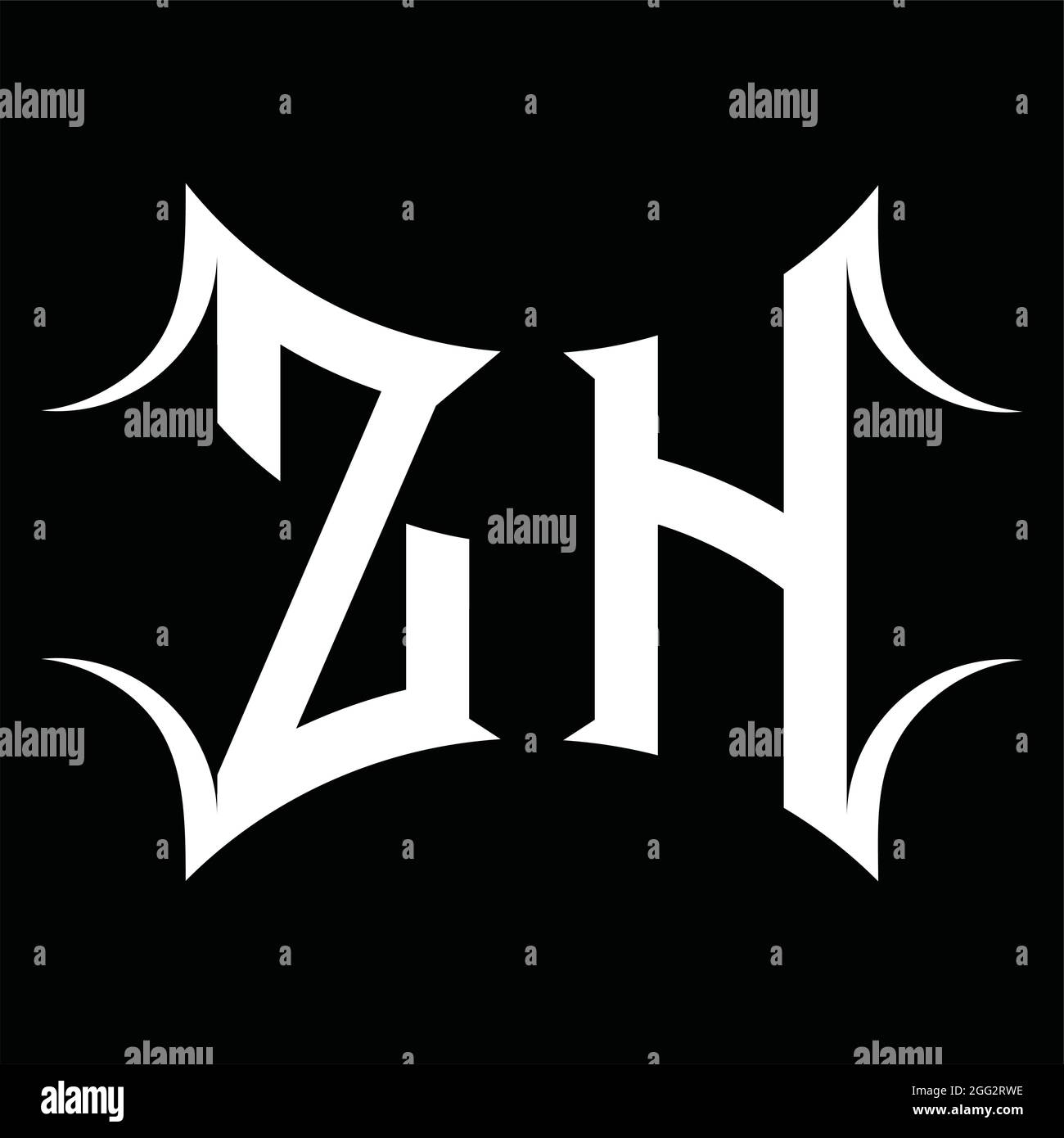 Zh alphabet Stock Vector Images - Alamy