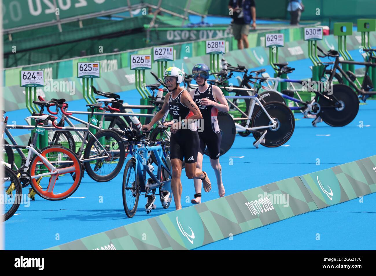 Tokyo, Japan. 28th Aug, 2021. Alison Peasgood and Athlete Competition ...
