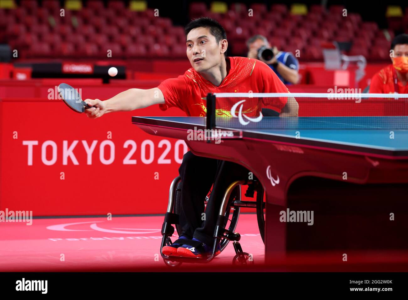 Tokyo, Japan. 28th Aug, 2021. Feng Panfeng (CHN) Table Tennis : Men's ...