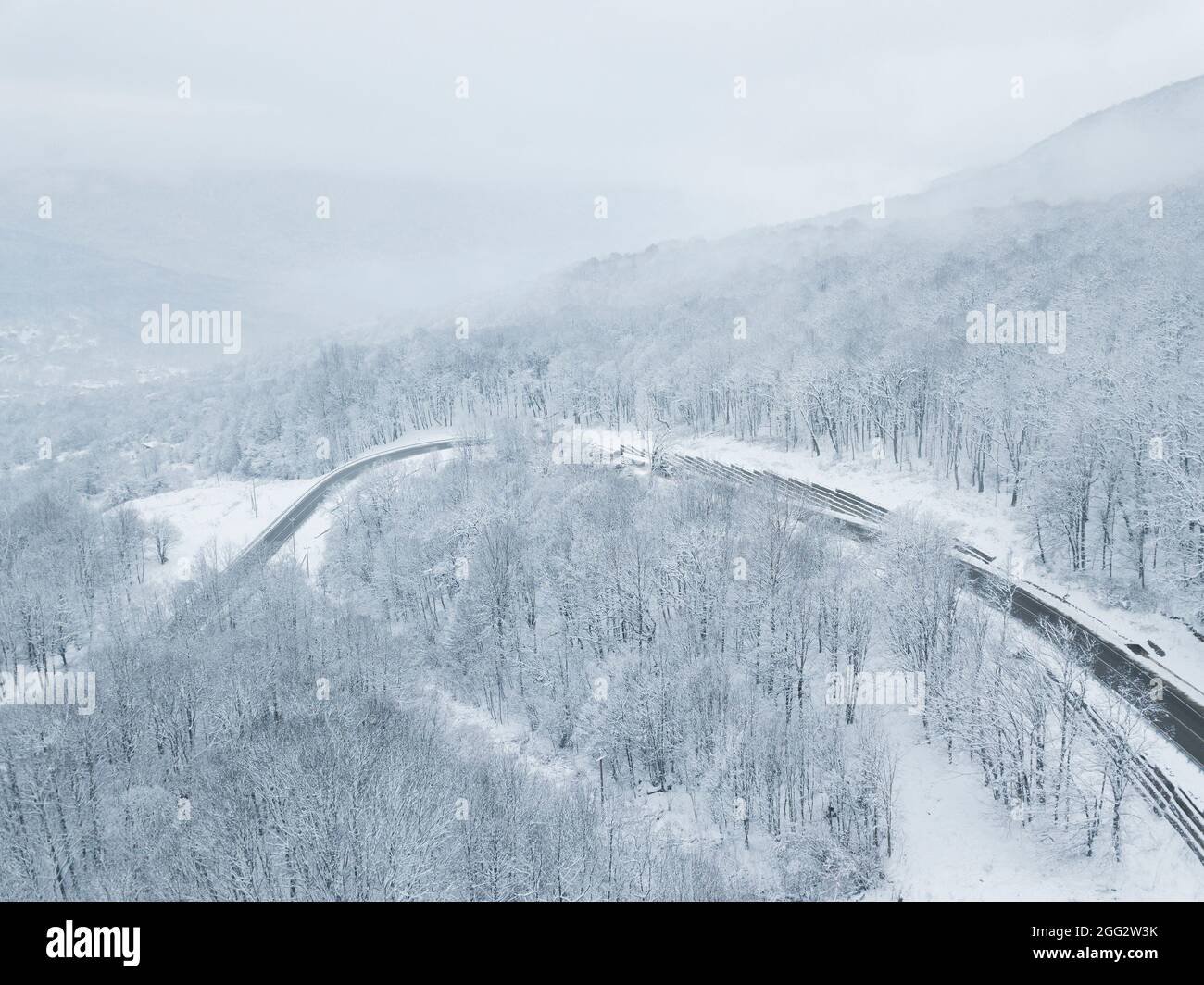 Roads from above extreme winding road in the mountains aerial view ...