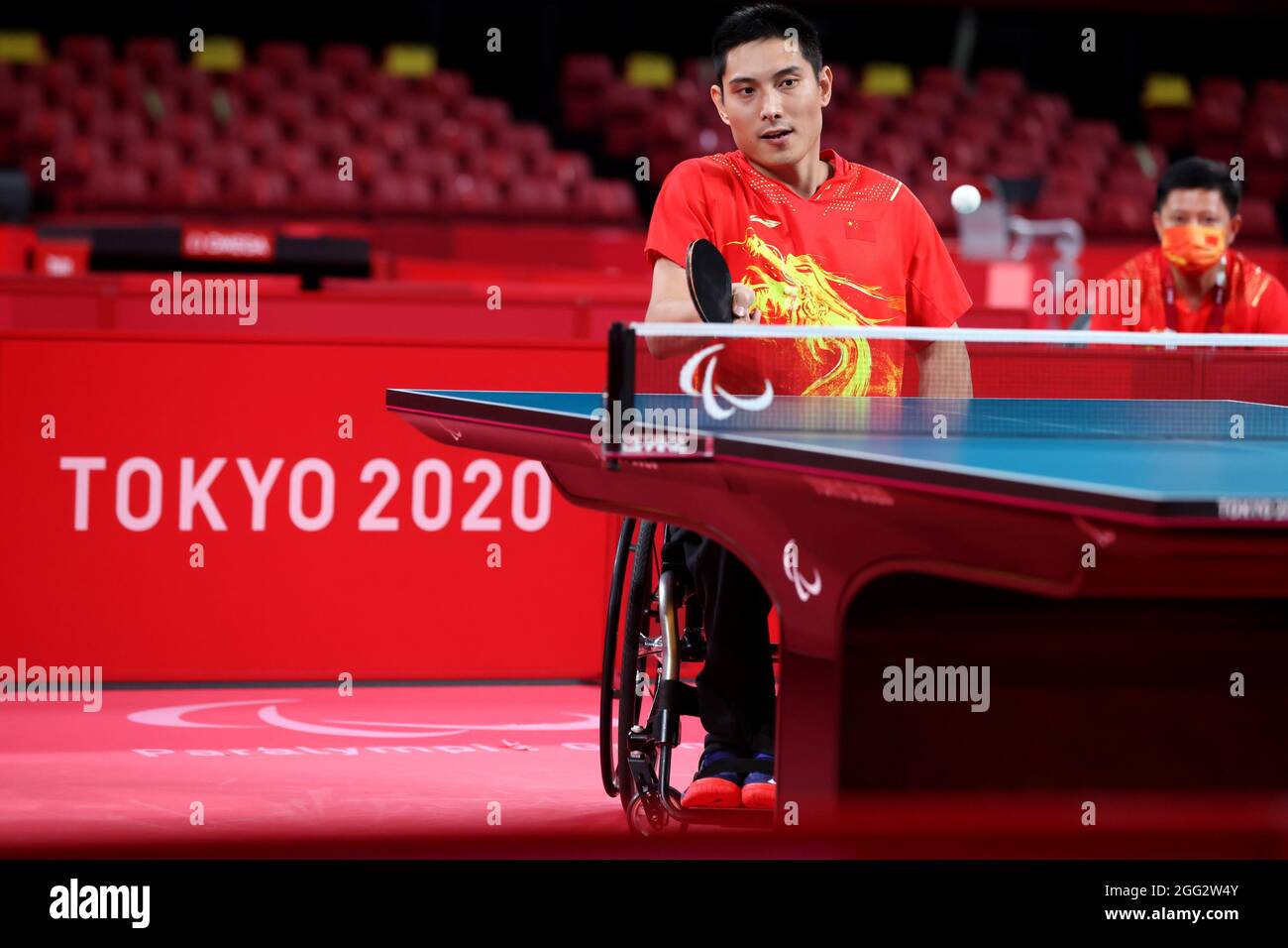 Tokyo, Japan. 28th Aug, 2021. Feng Panfeng (CHN) Table Tennis : Men's ...