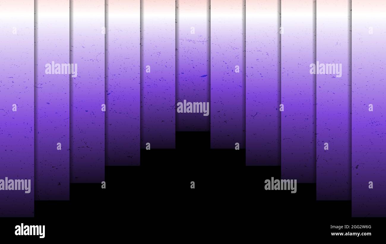 Gradient Purple Vertical Lines in the Shadow. Chromodynamics Background ...
