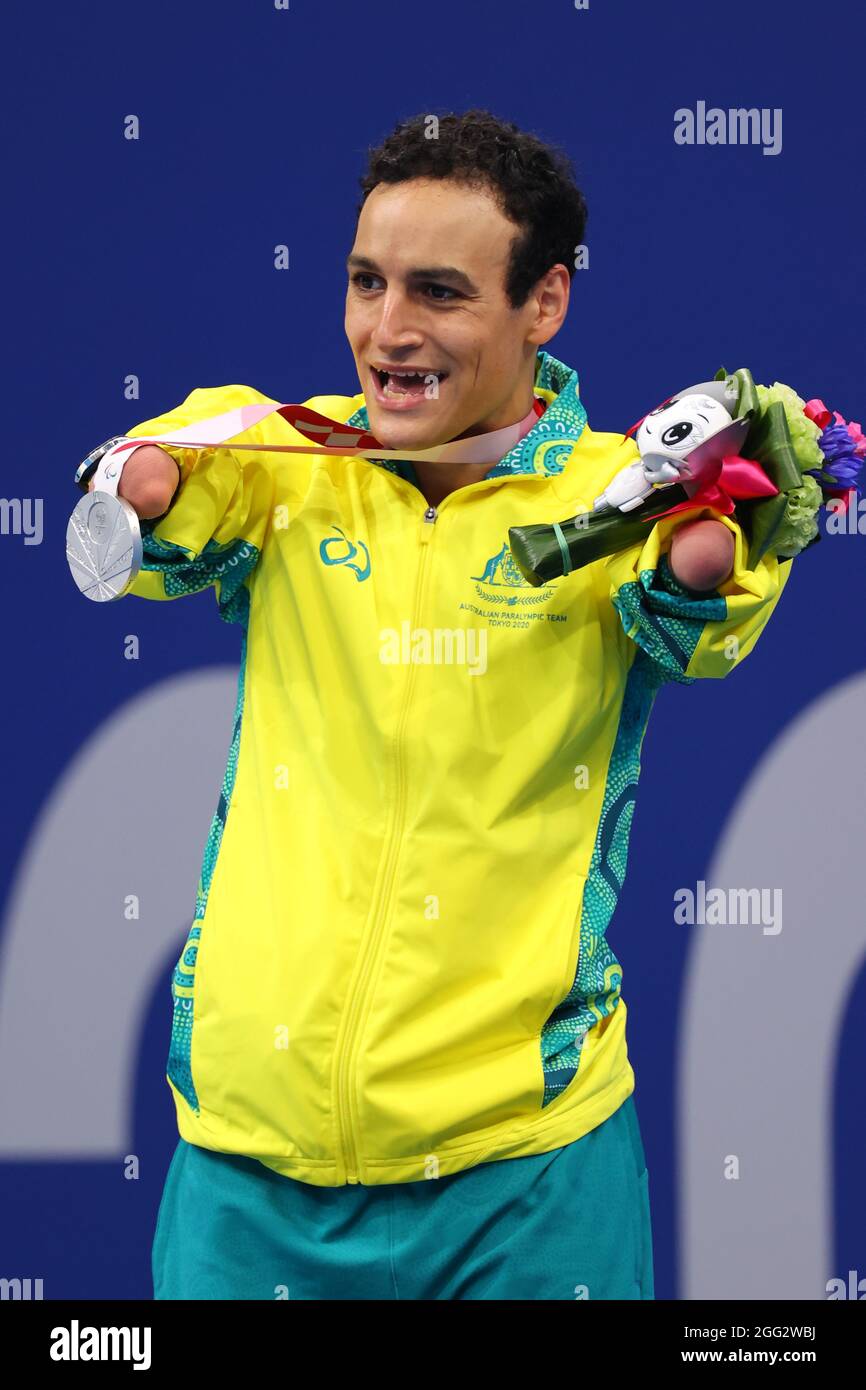 Tokyo, Japan. 28th Aug, 2021. Ahmed Kelly (AUS) Swimming : Men's 200m ...