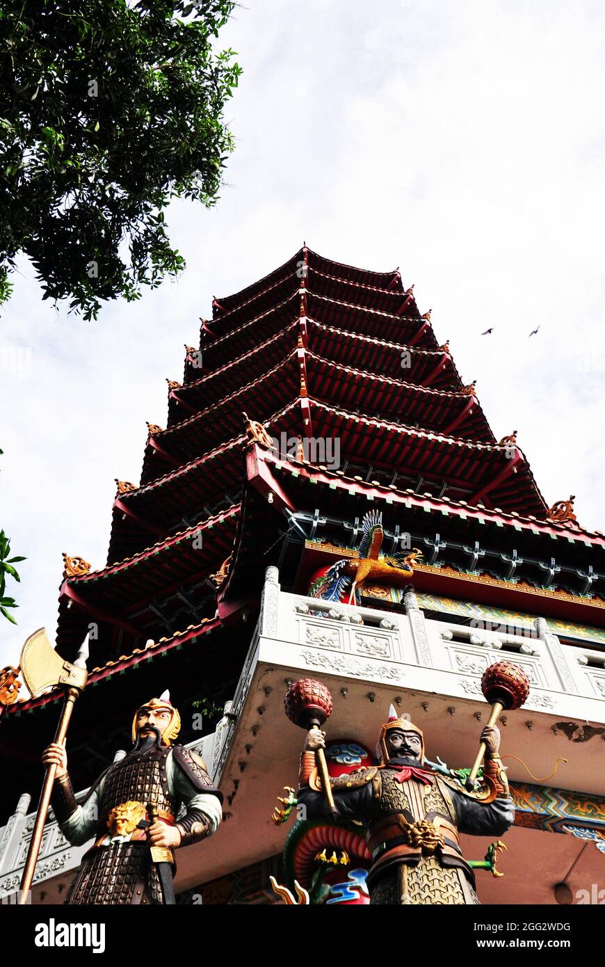 Ling San temple in Tuaran, Sabah, Malaysia. in addition to the place of ...