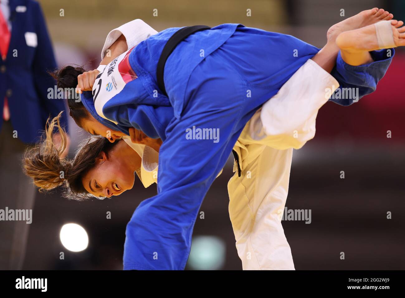 Tokyo, Japan. 28th Aug, 2021. (Top-Bottom) Parvina Samandarova (UZB ...