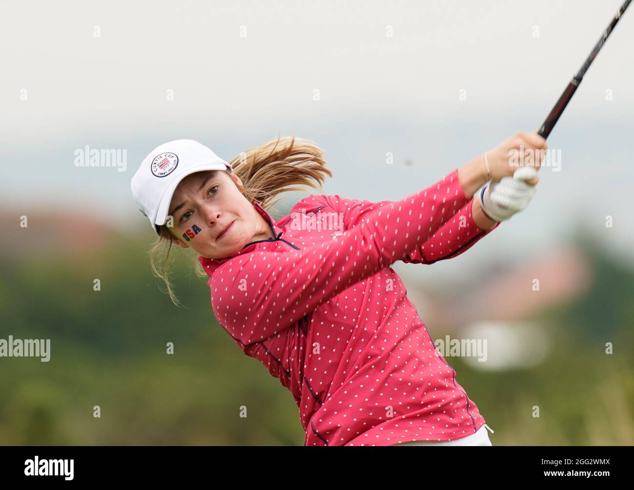 Team USA's Brooke Matthews plays from the 6th tee during the 2021 ...