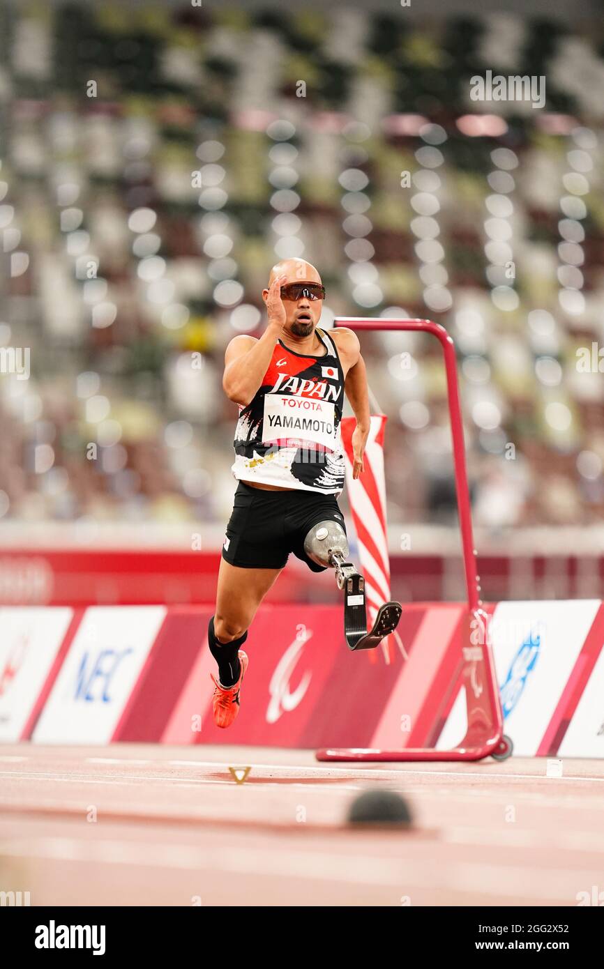 Tokyo, Japan. 28th Aug, 2021. Atsushi Yamamoto (JPN) Athletics : Men's ...