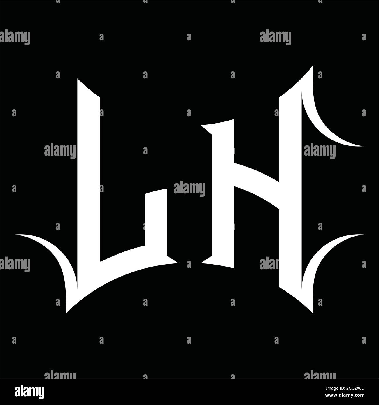 Lh logo vector vectors hi-res stock photography and images - Alamy