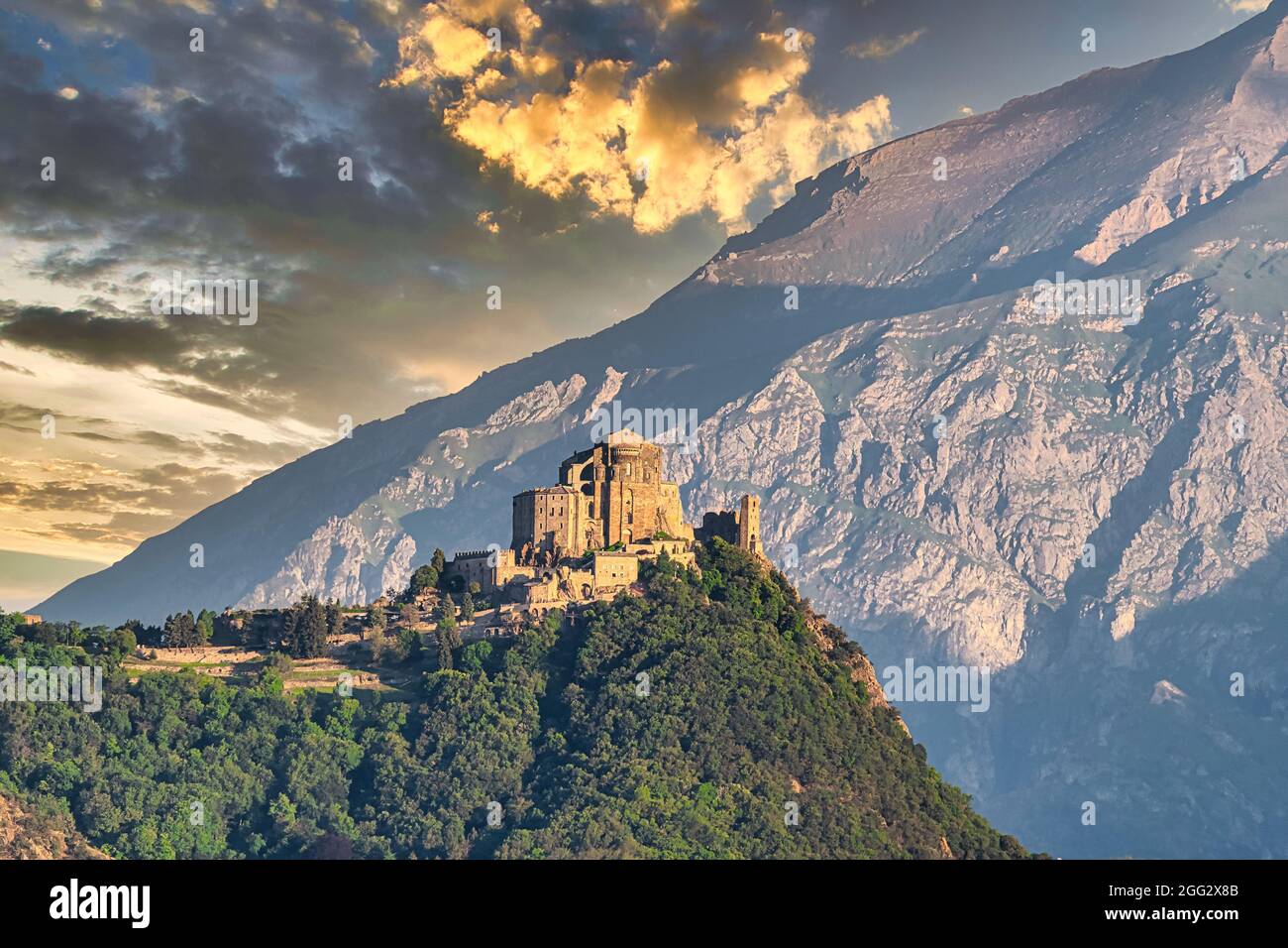 Sacra di San Michele (Saint Michael's Abbey Stock Photo - Alamy