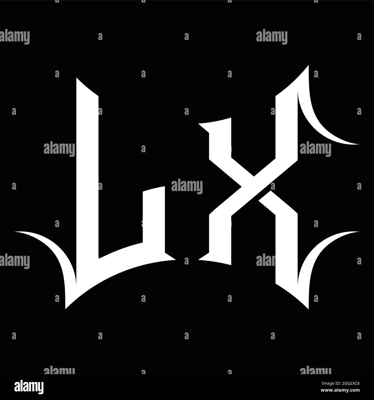 Lx minimal logo hi-res stock photography and images - Alamy