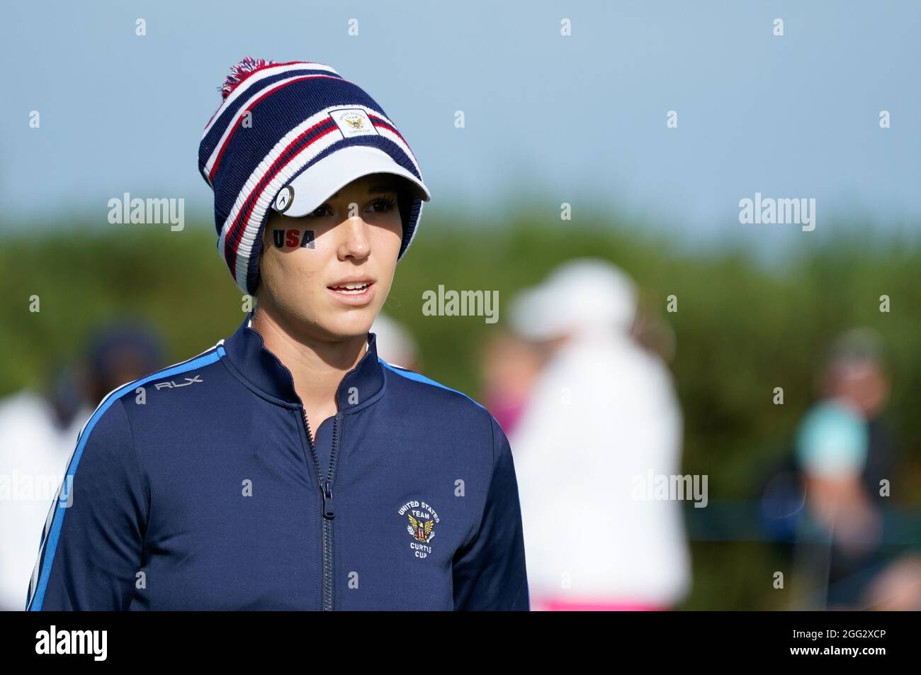 Team USA's Rachel Heck during the 2021 Curtis Cup Day 2 - Morning ...