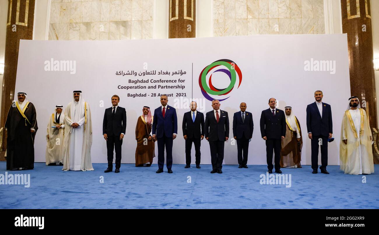 (L to R) Kuwait's Foreign Minister Sheikh Sabah al-Khaled al-Sabah, OIC ...