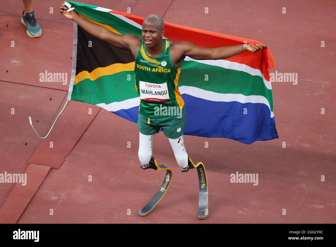 Tokio, Japan. 28th Aug, 2021. Paralympics: Athletics, long jump, men ...