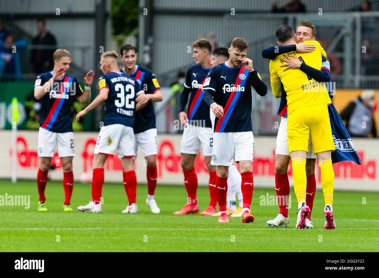 Kiel, Germany. 28th Aug, 2021. Football: 2nd Bundesliga, Holstein Kiel ...