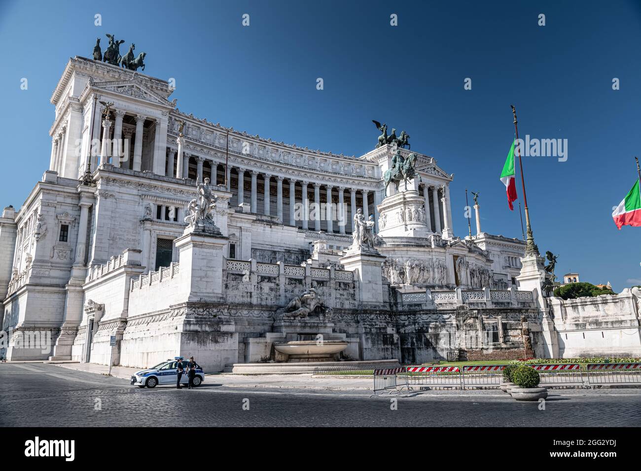 Altare della Patria or Vittoriano in the city of Rome Stock Photo - Alamy
