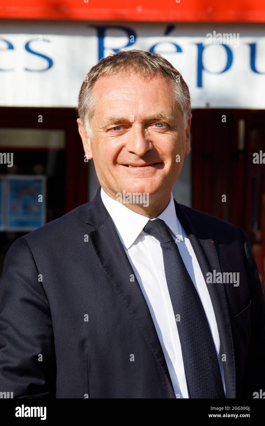 Philippe Juvin, Mayor of La Garenne Colombes attending Les Republicains ...