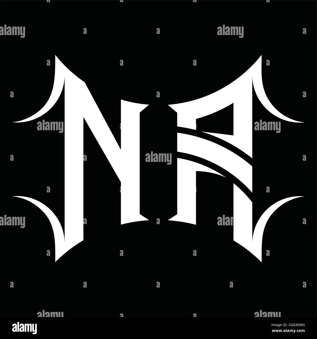 Na logo vector vectors Stock Vector Images - Alamy