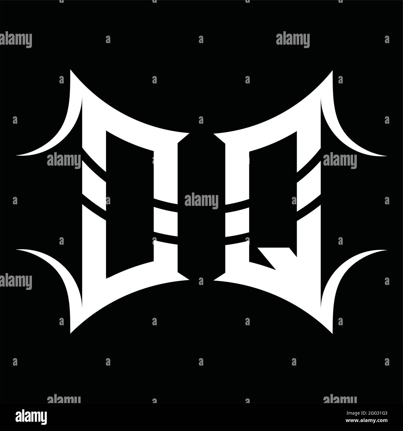 Oq alphabet Stock Vector Images - Alamy