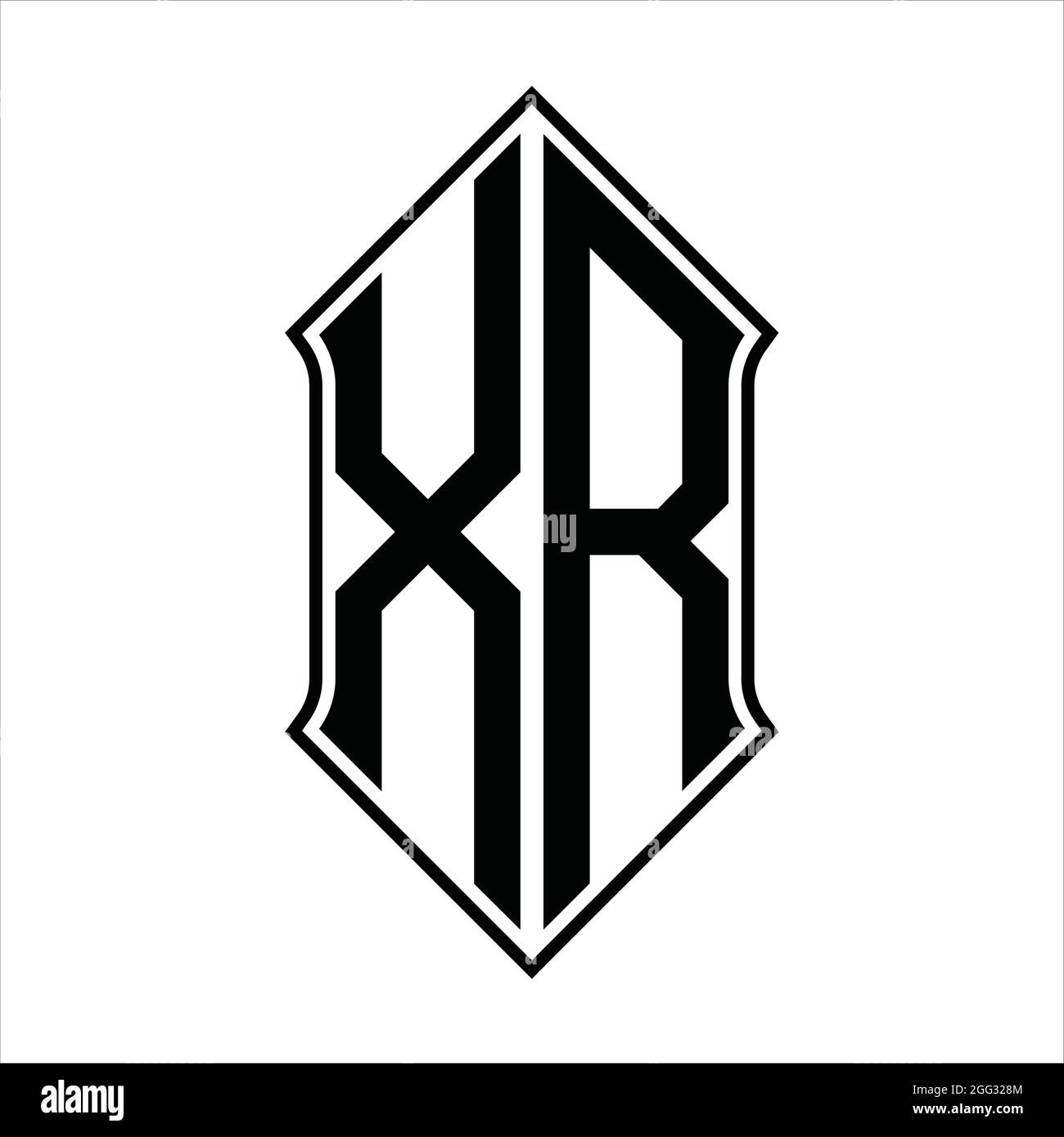 Xr logo vector vectors hi-res stock photography and images - Alamy
