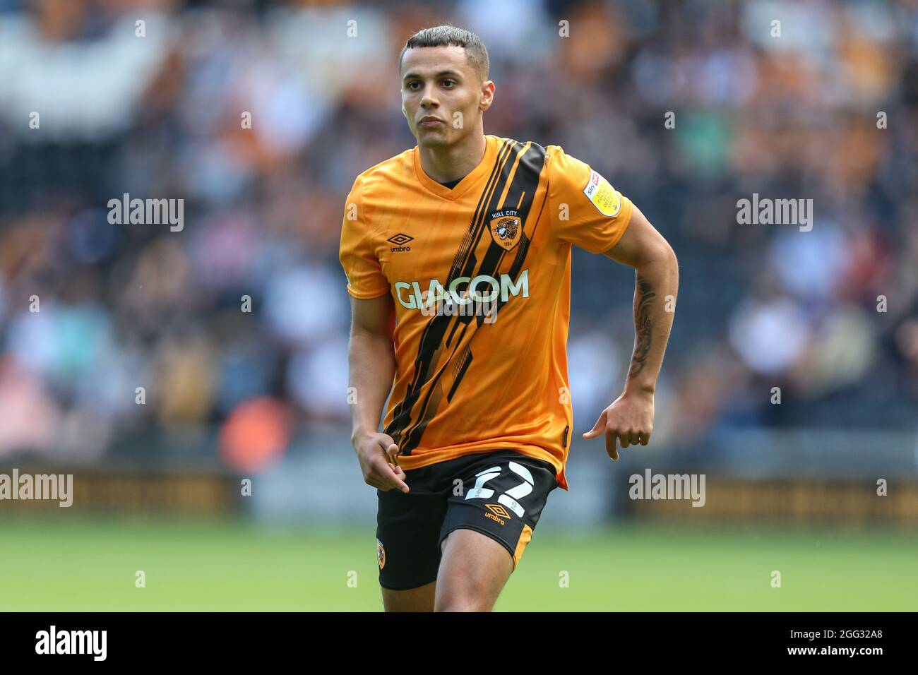 Tyler Smith #22 of Hull City in action during the game Stock Photo - Alamy