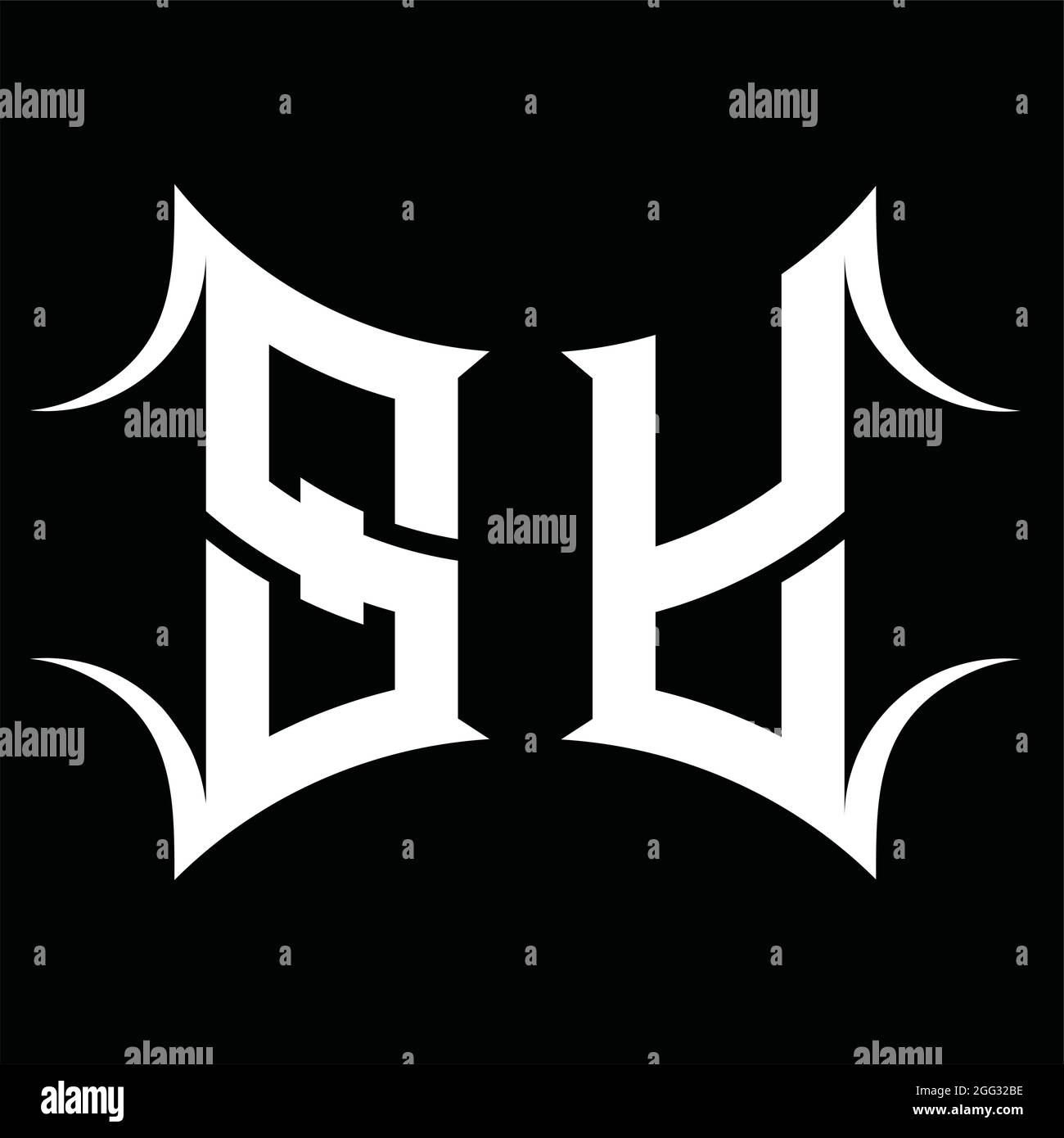 SY Logo monogram letter with shield and slice style blackground design template Stock Vector ...