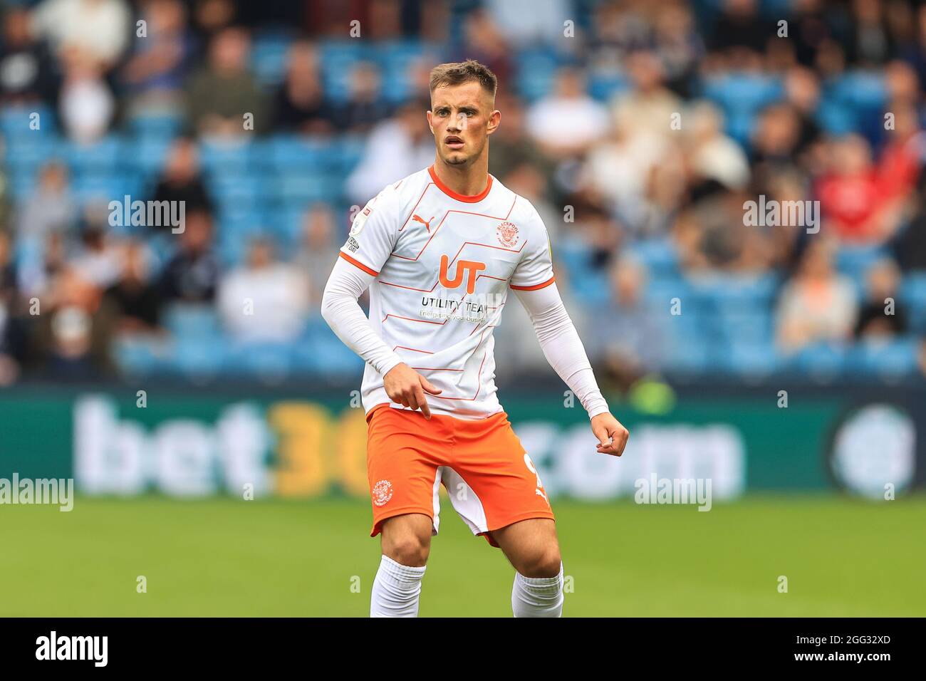 Jerry Yates #9 of Blackpool during the game Stock Photo - Alamy