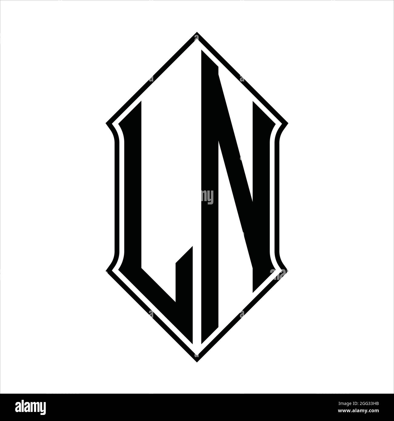 Ln signature Stock Vector Images - Alamy