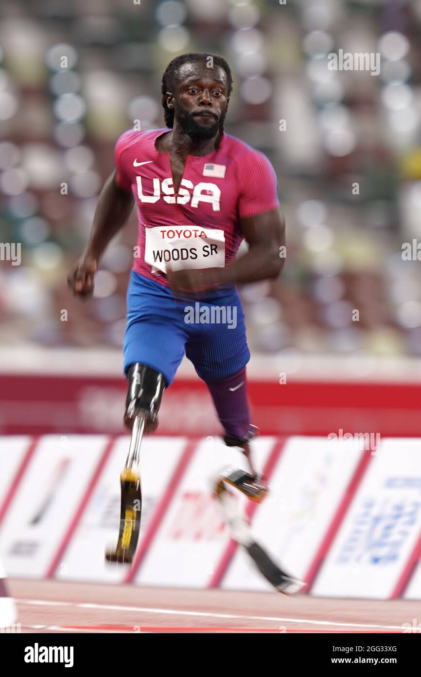 Tokio, Japan. 28th Aug, 2021. Paralympics: Athletics, long jump, men ...