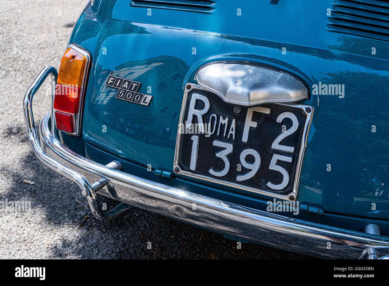License plate rome hi-res stock photography and images - Alamy