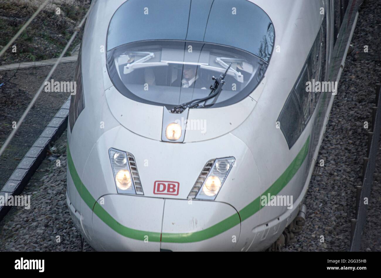 ICE der deutschen Bahn Stock Photo - Alamy