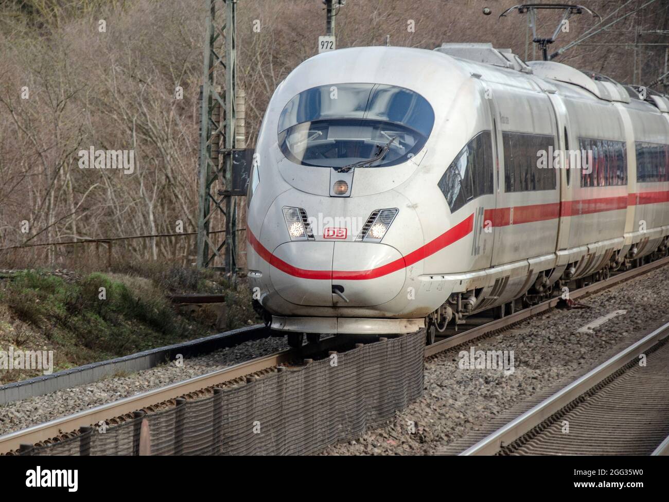 ICE der deutschen Bahn Stock Photo - Alamy