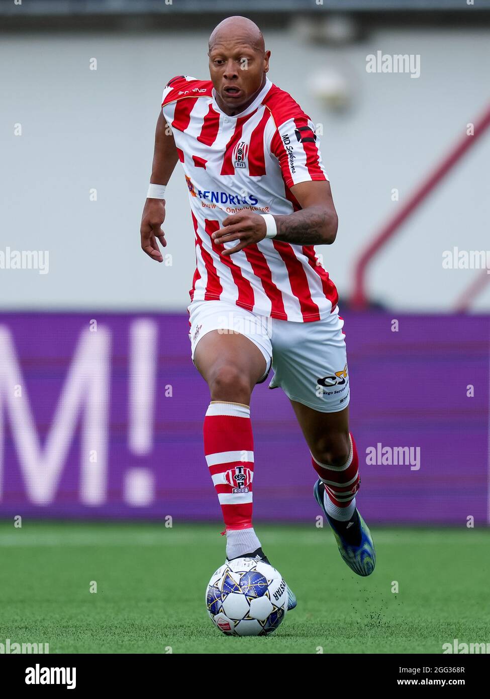 OSS, NETHERLANDS - AUGUST 28: Kay Tejan of TOP Oss during the Dutch ...