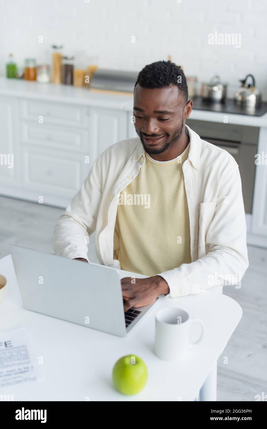 African american freelancer typing hi-res stock photography and images ...