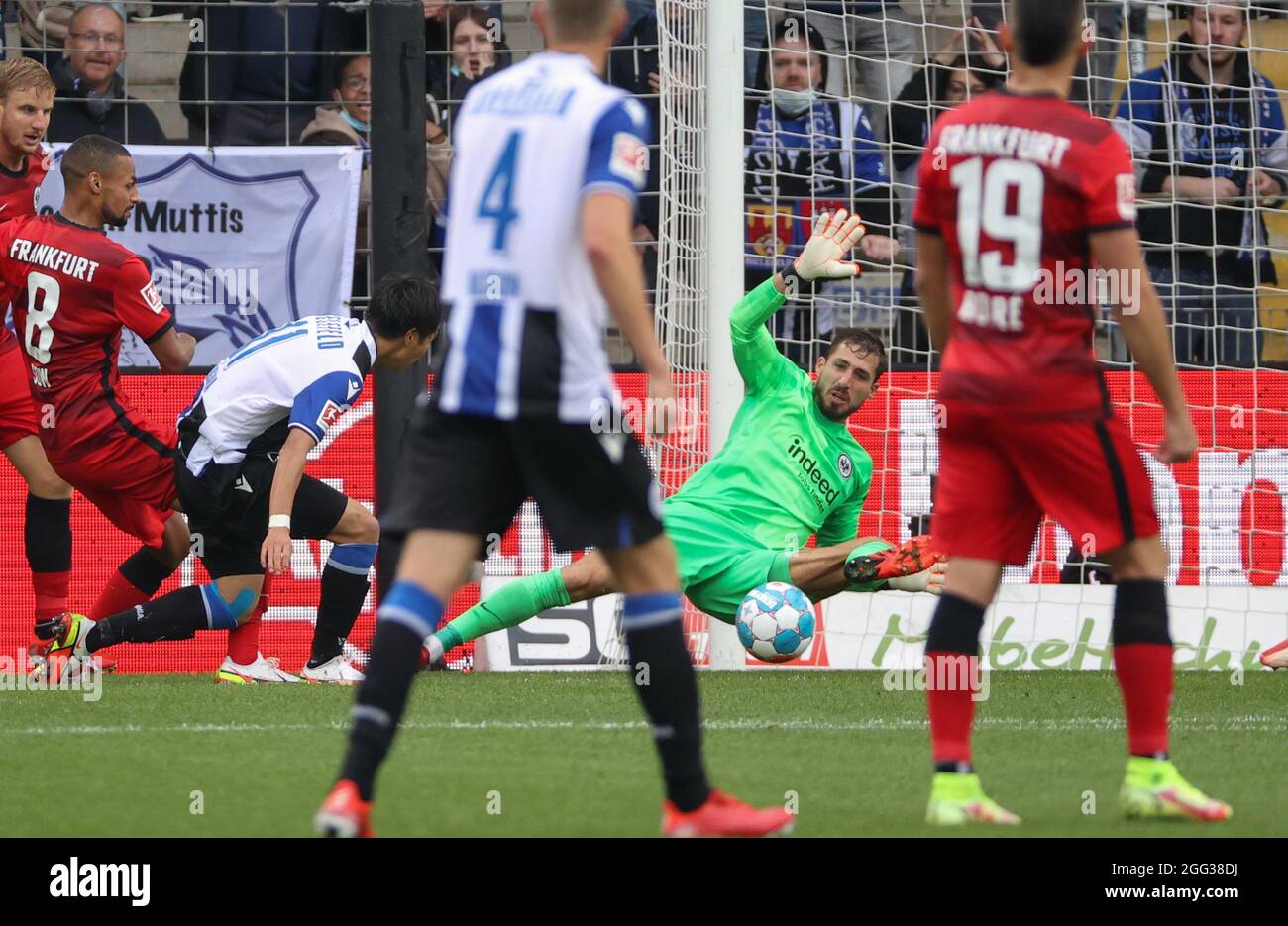 Bielefeld, Germany. 28th Aug, 2021. Football: Bundesliga, Arminia ...