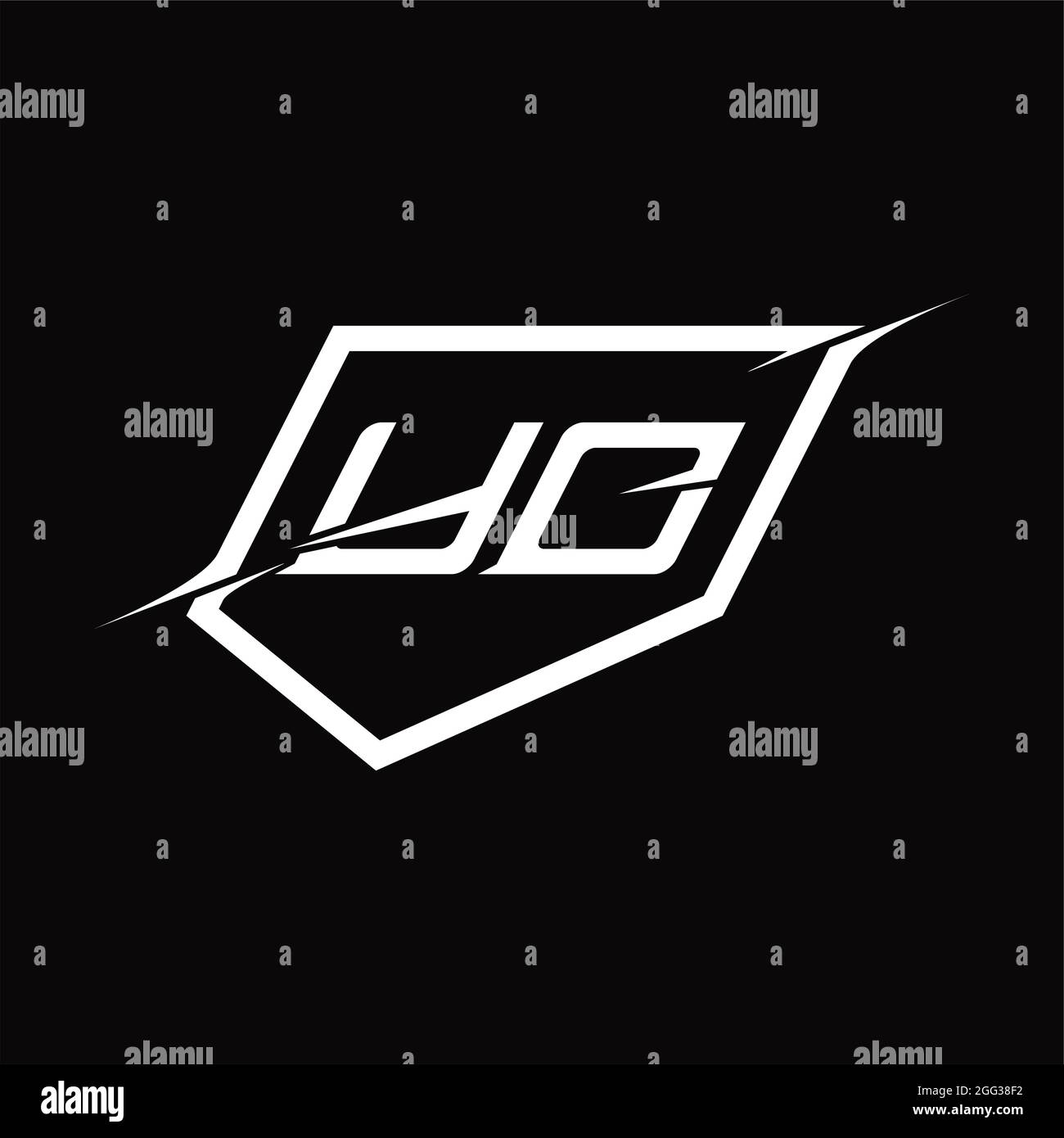 YD Logo monogram letter with shield and slice style blackground design ...