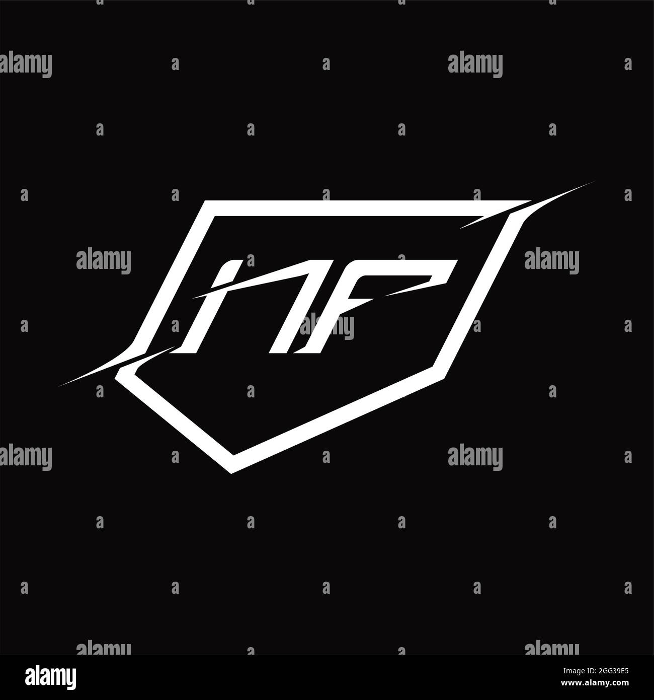 Nf logo Stock Vector Images - Alamy