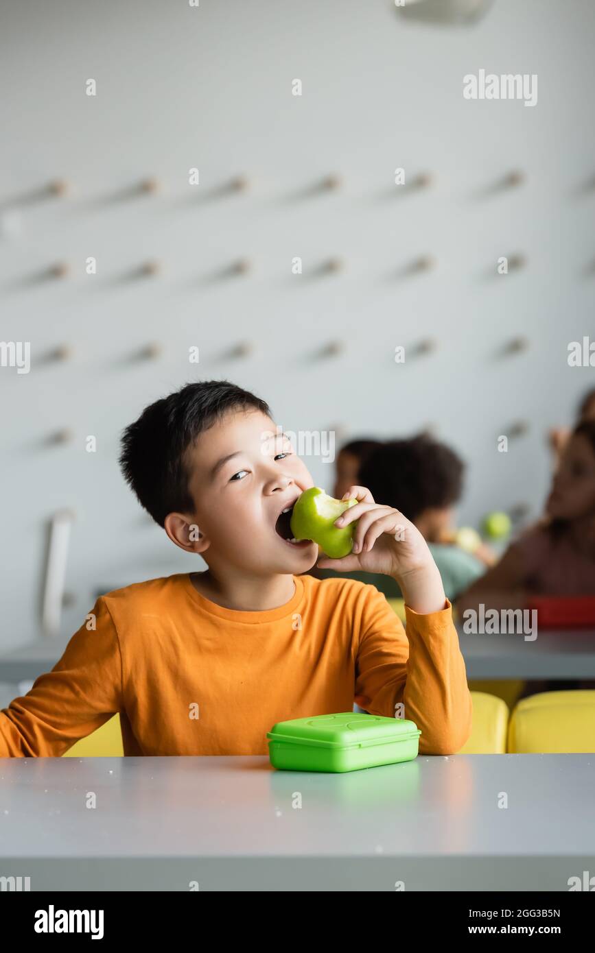 Fruit in school canteen hi-res stock photography and images - Alamy
