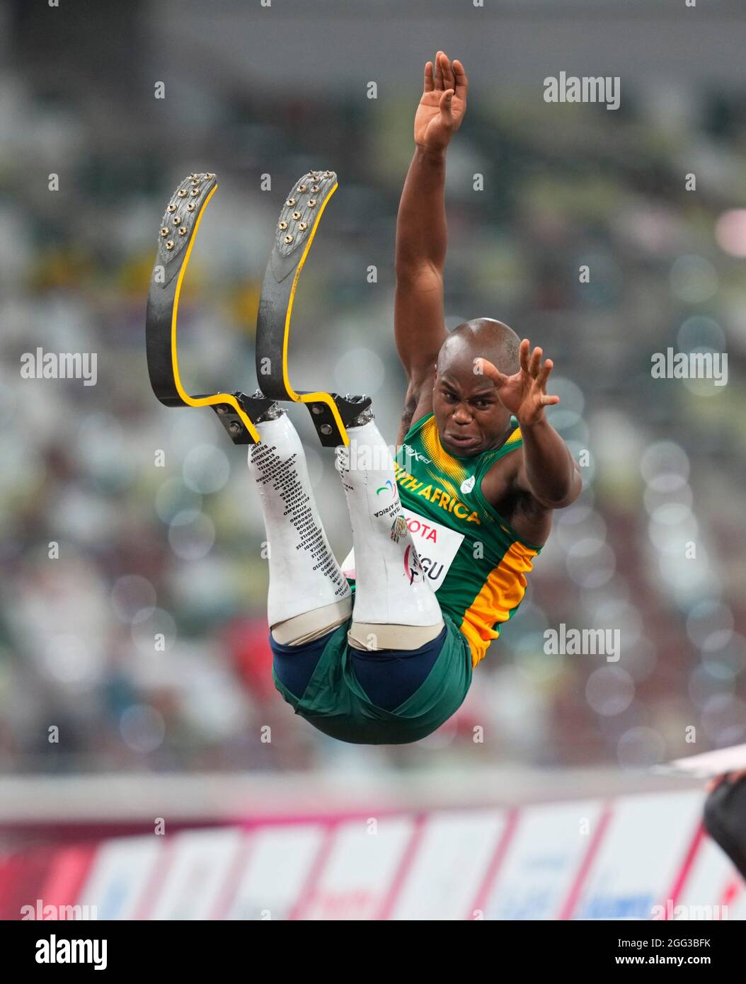 August 28, 2021: Ntando Mahlangu from South Africa winning and beating ...